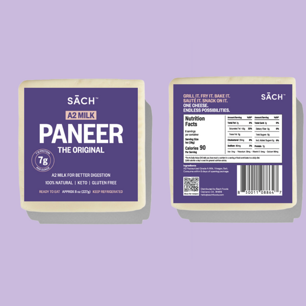A2 Paneer - The Original - (8oz) – Sach Foods
